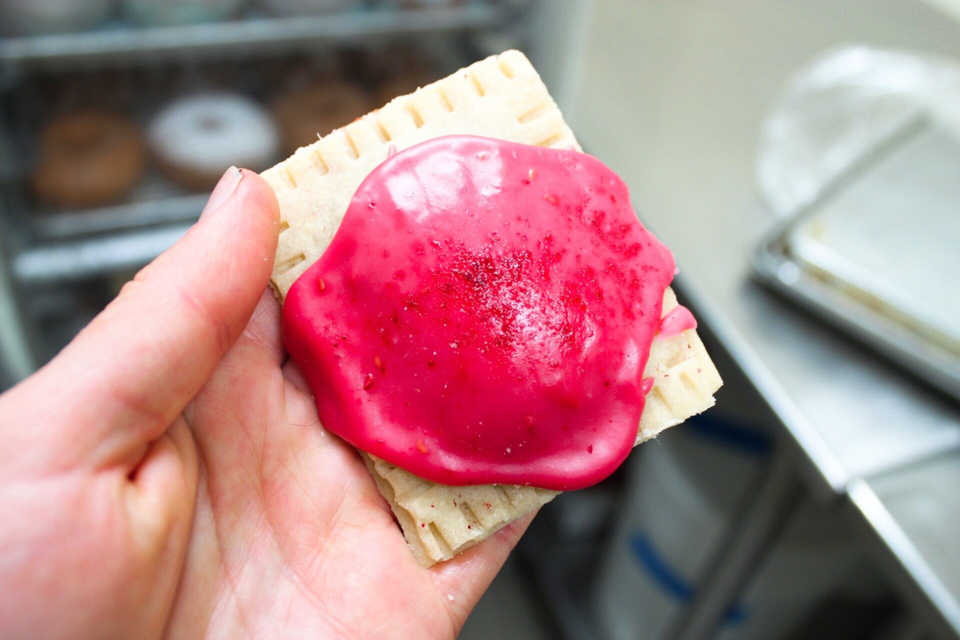 RASPBERRY BABY POP TART | VEERA